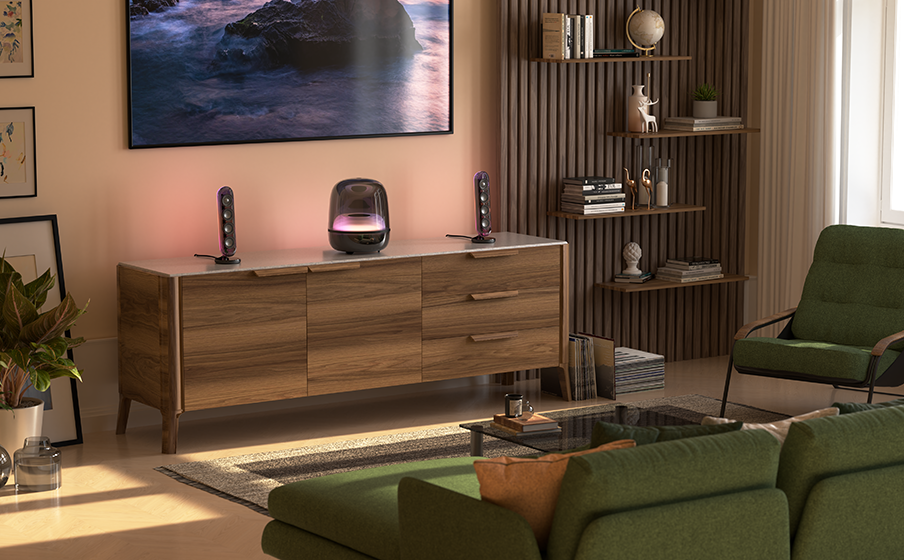 Harman Kardon SoundSticks 5 | 2.1-channel Bluetooth speaker with HDMI